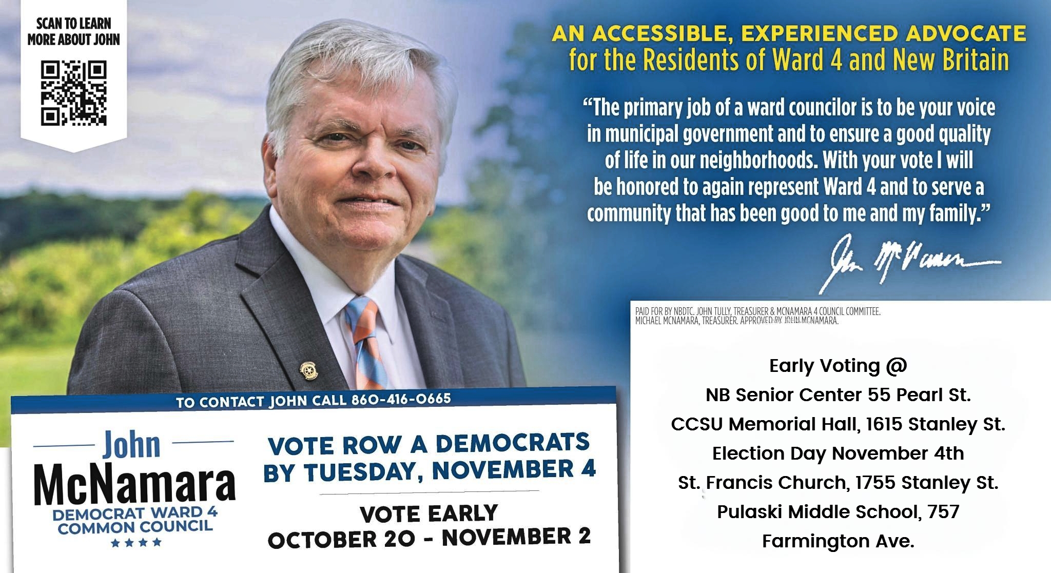 Countdown to Election: Early Voting October 20-November 2; Election Day ...